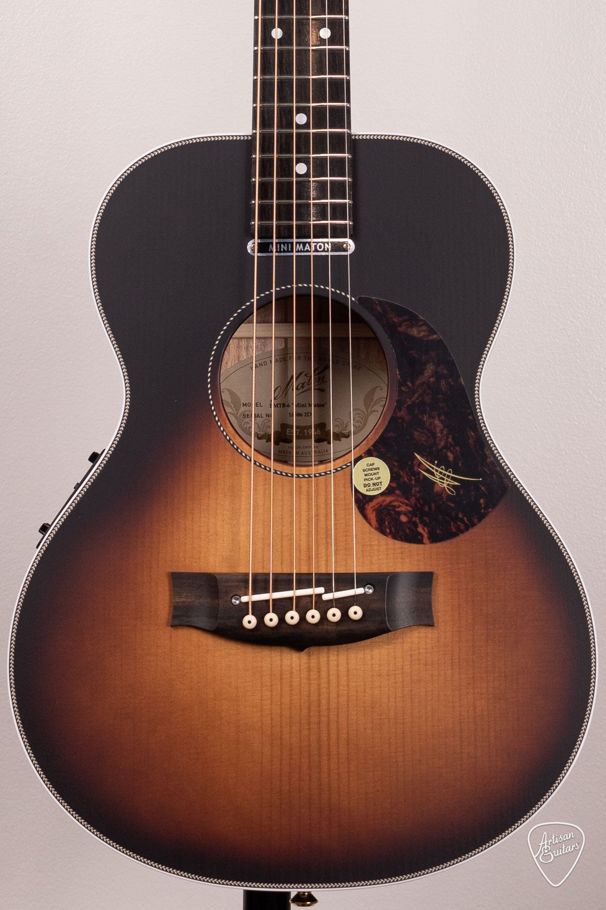 Artisan Guitars largest authorized US Maton Guitar dealer.