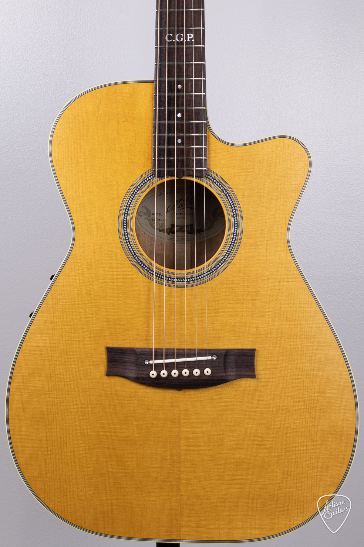 Maton Guitars Custom Shop TE Personal Cutaway - 16515 | Artisan Guitars